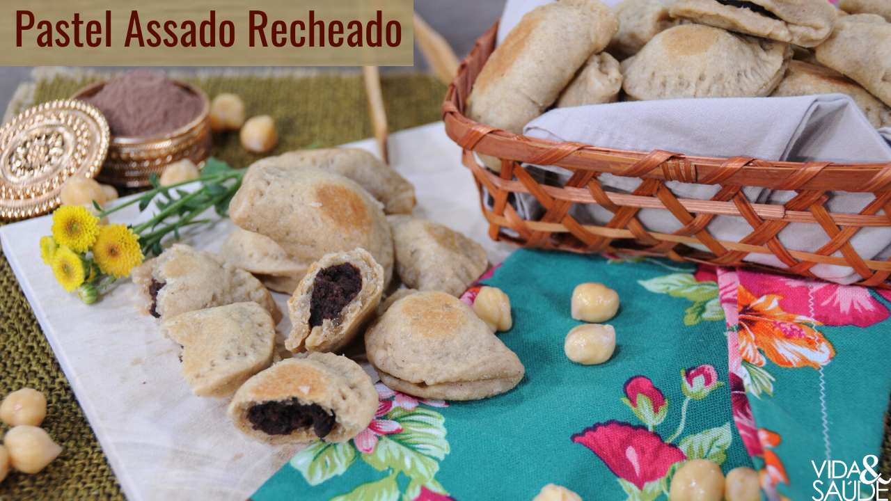 Receita: Pastel Assado Recheado de Chocolate Vegano - Rede Novo Tempo ...