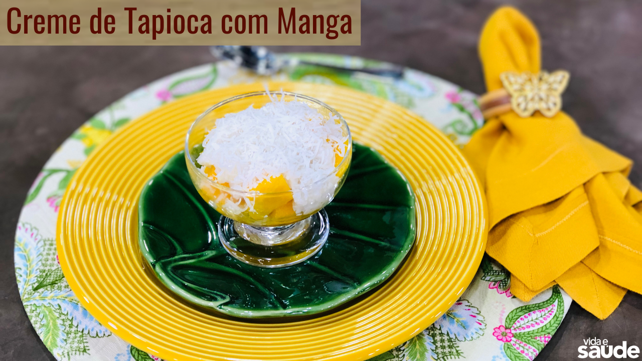Receita: Creme de Tapioca com Manga - Rede Novo Tempo de Comunicação