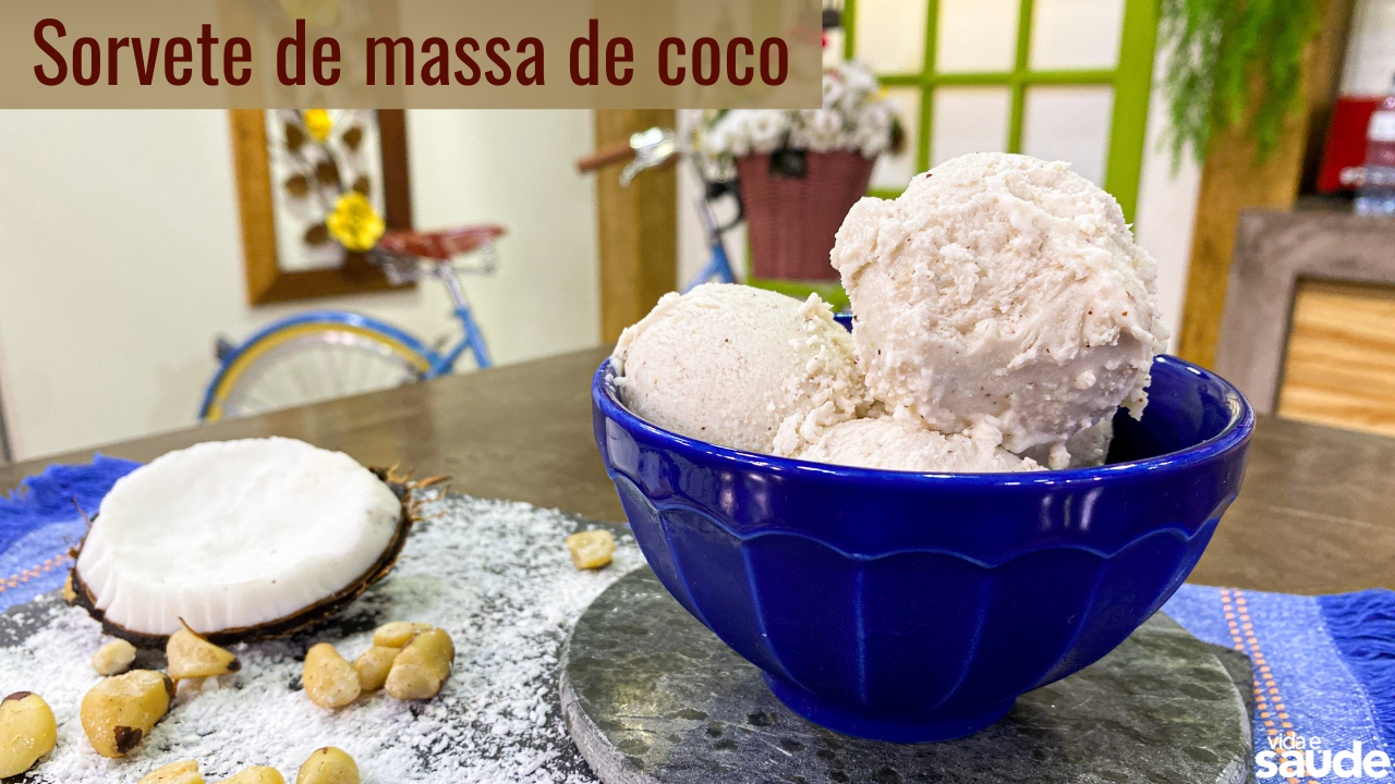 Receita: Sorvete de massa de coco - Rede Novo Tempo de Comunicação