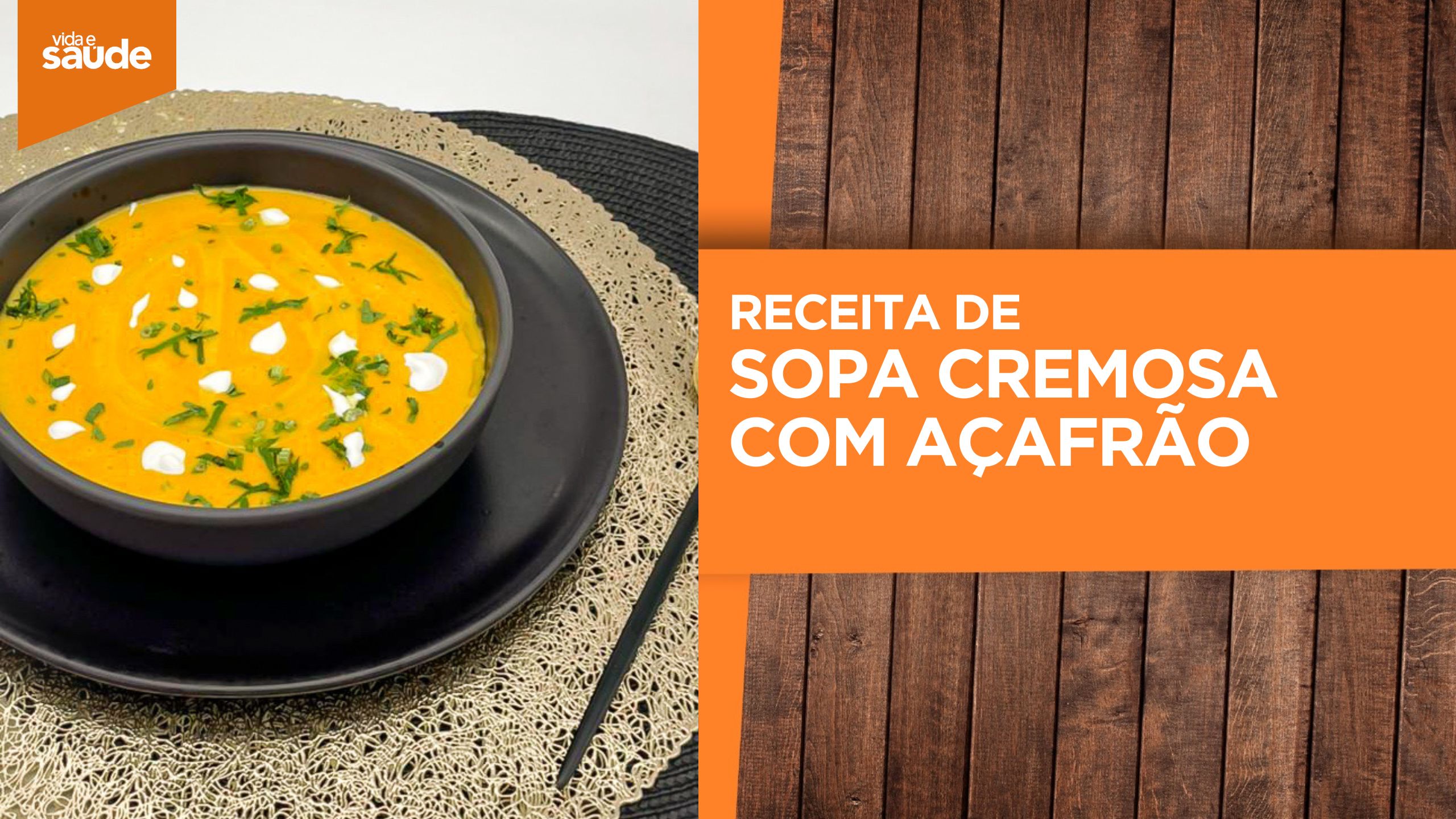 Receita: Sopa cremosa com açafrão - Rede Novo Tempo de Comunicação